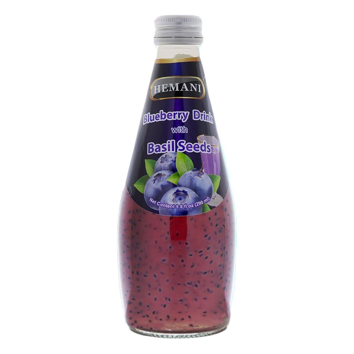 Hemani Basil Drink Blueberry 290ml - Afri Cosmetics