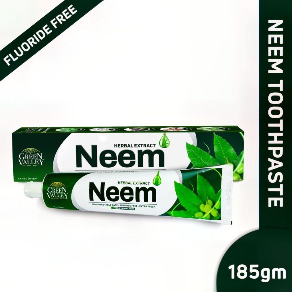 Green Valley Neem Toothpaste 185gm - Afri Cosmetics